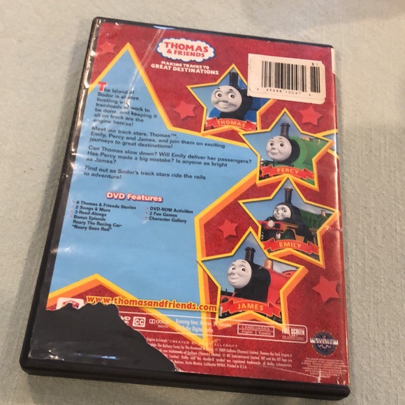 Media | Thomas Friends Track Stars Dvd Euc | Poshmark